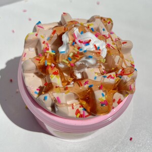 Funfetti Waffle DIY Slime Cake Scented Clay Sprinkles Asmr Stress ...