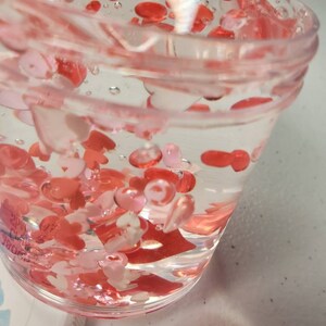 XOXO Clear Slime Hugs and Kisses Slime Kawaii Lip Charm Heart - Etsy