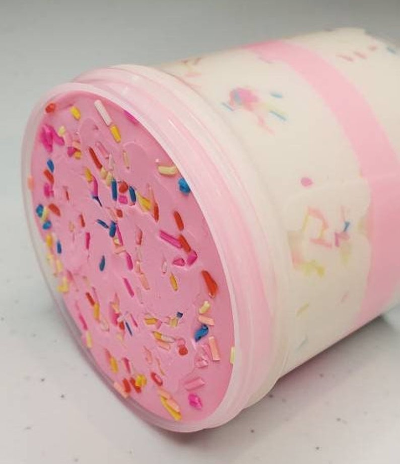 A Slice of Cake Cloud Creme Slime Scented Birthday Cake Kawaii - Etsy