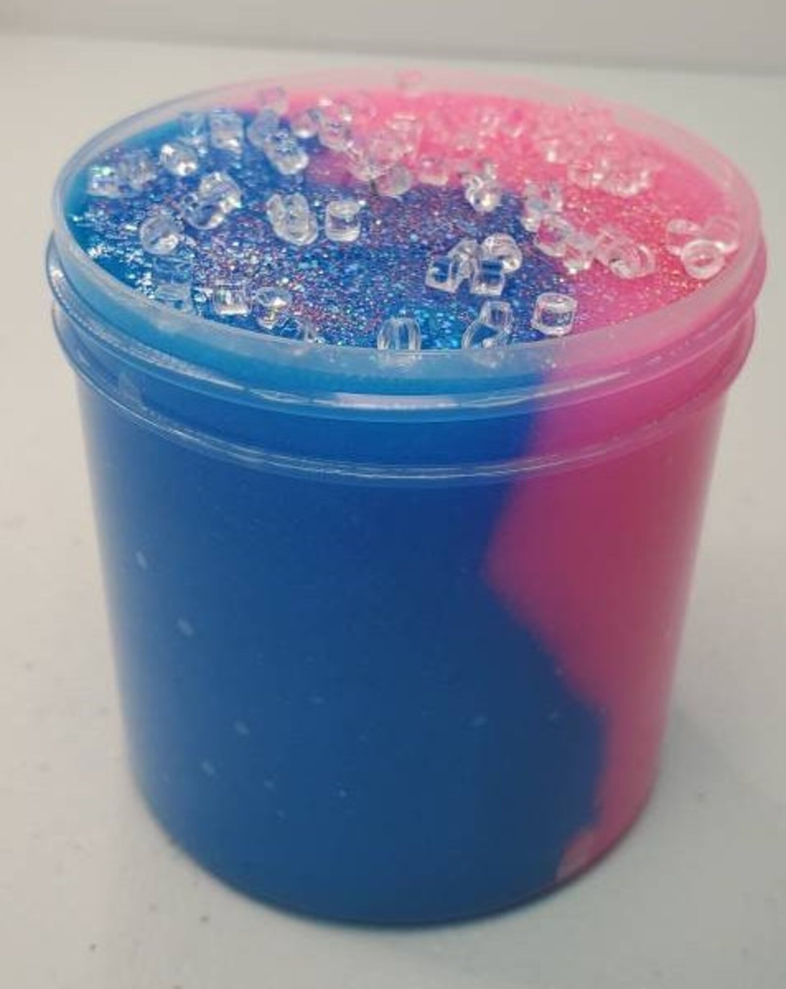 Cotton Candy Sugared Icee Jelly Slime Thick Stretchy Stress - Etsy
