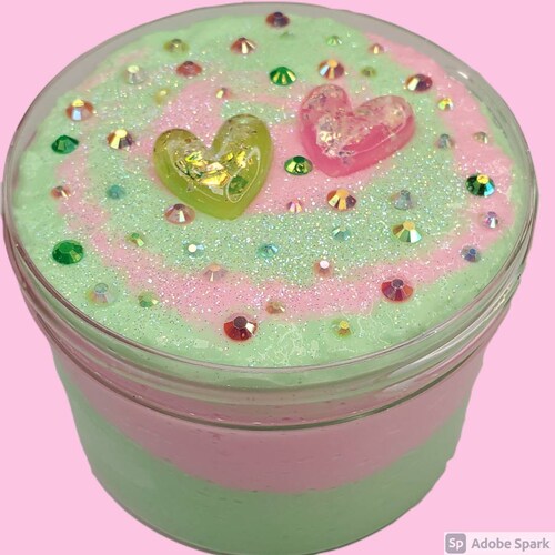 Pretty Girl Snowfizz Slime Scented Rhinestones Glitters Kawaii - Etsy