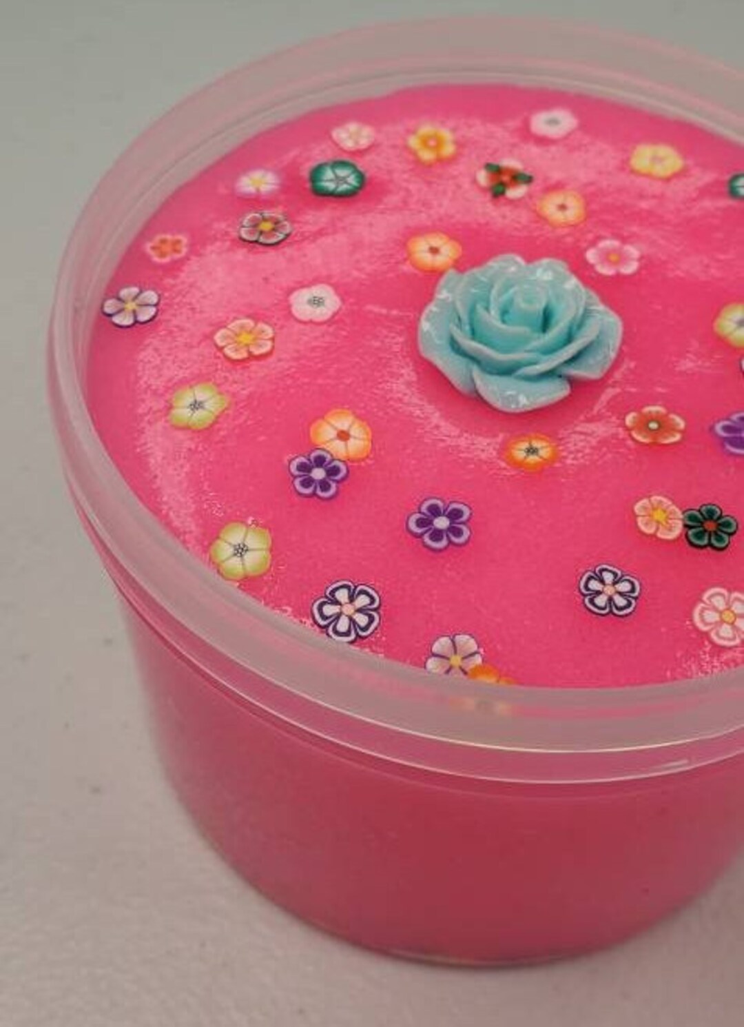Hawaiian Garden Jelly Slime Kawaii Tropical Flower Fimos Tropical Fruit ...