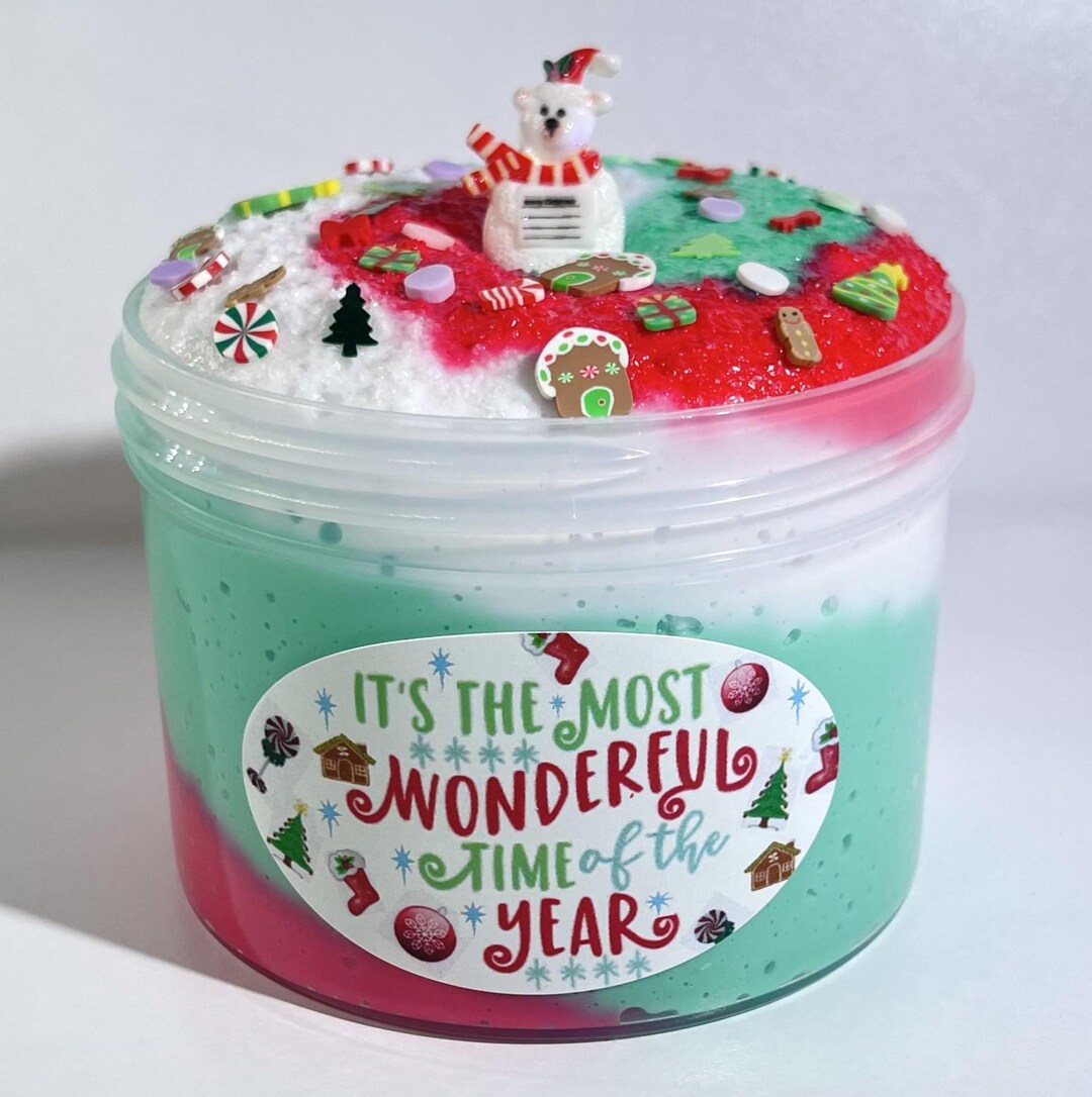 It's a Wonderful Time of Year Snowfizz Crunchy Slime Fakesnow Quality ...