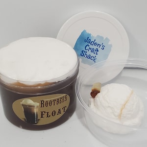 Root Beer Float DIY Slime Clay Mixing Scented Fun Toy Stress Relief Toy ...