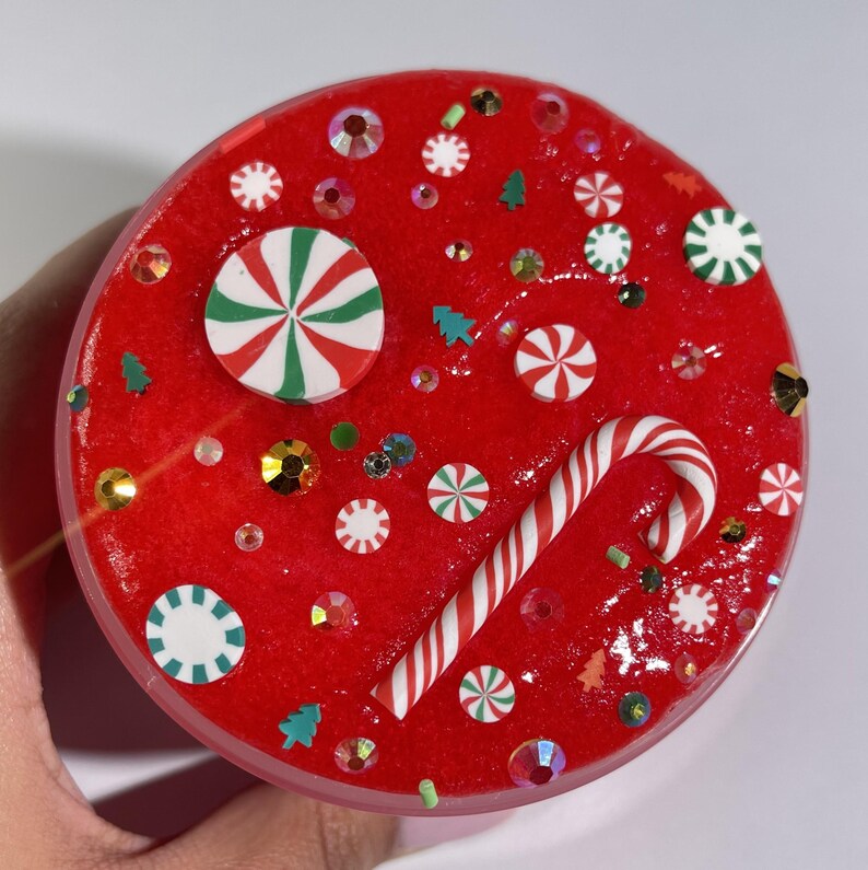 Candy Cane Lane Jelly Slime Scented Christmas Slimes Great Holiday Gift ...