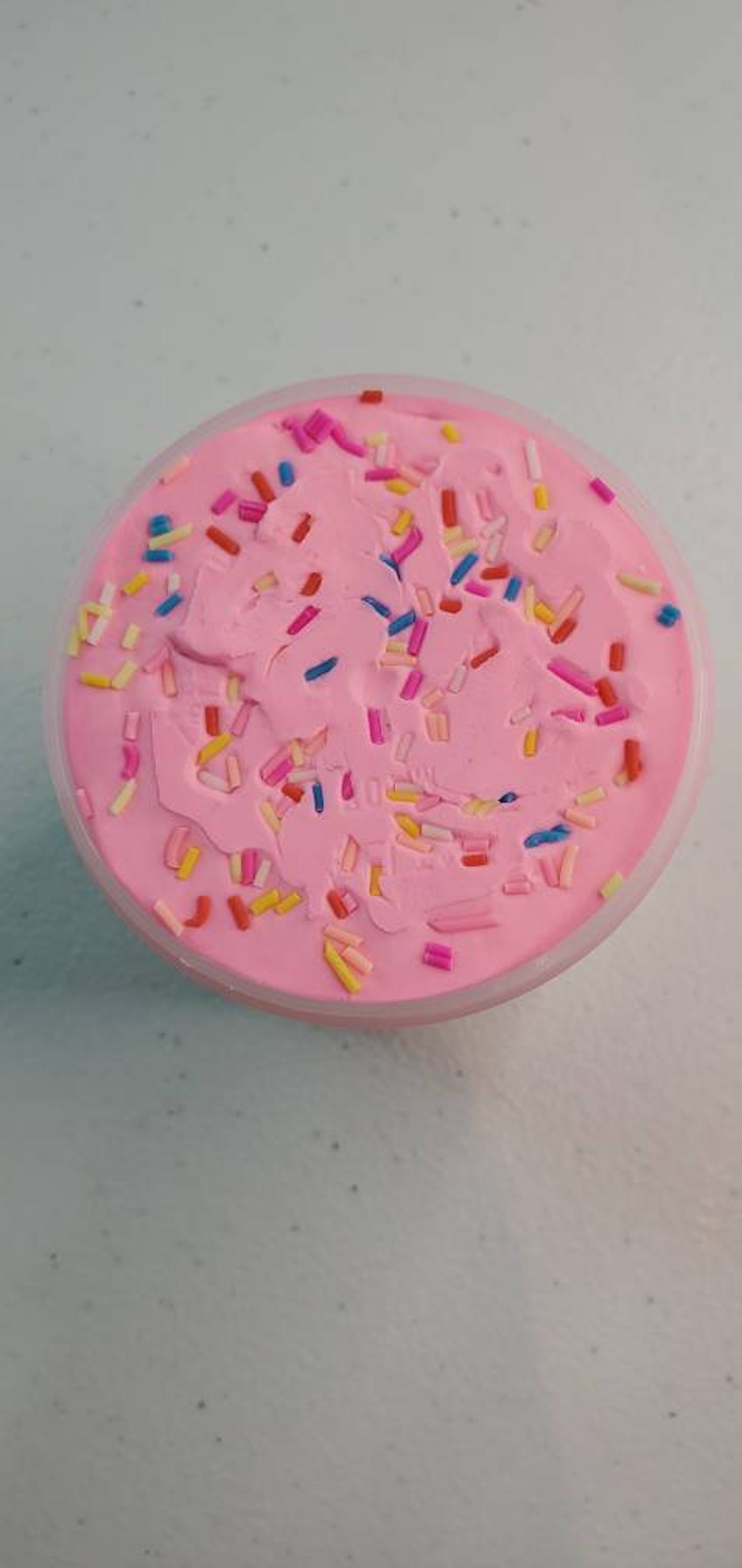 A Slice of Cake cloud creme slime scented birthday cake kawaii | Etsy