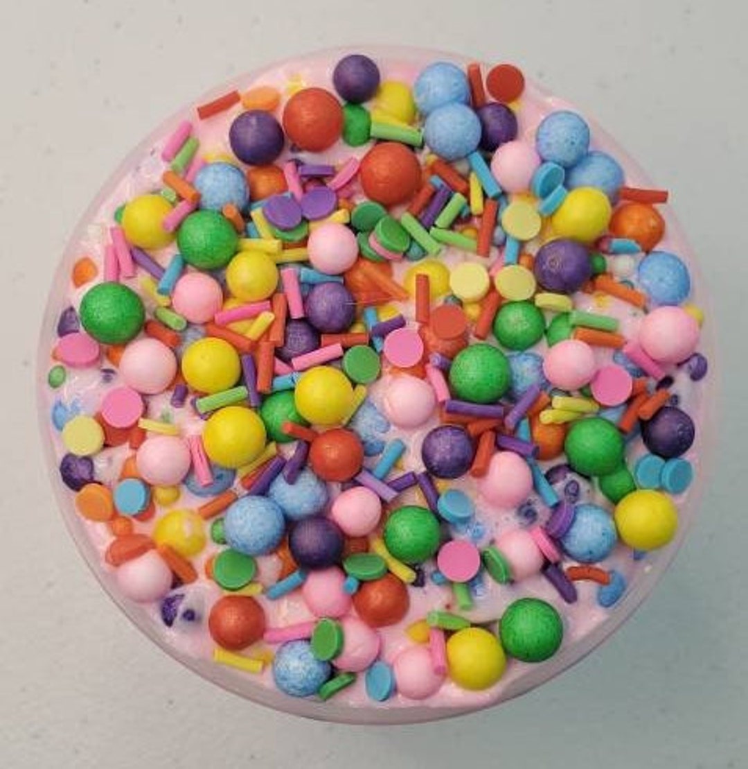 Celebration Foam Bead Slime Thick and Glossy Slime Scented Stress ...