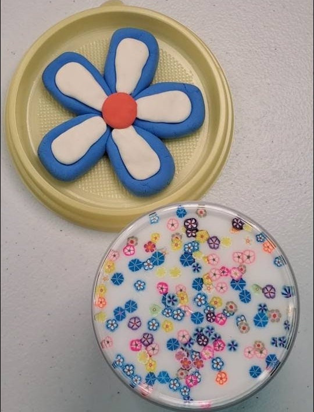 Blossoms DIY Clay Slime With Thick and Glossy Base Flower Fimos Scented ...