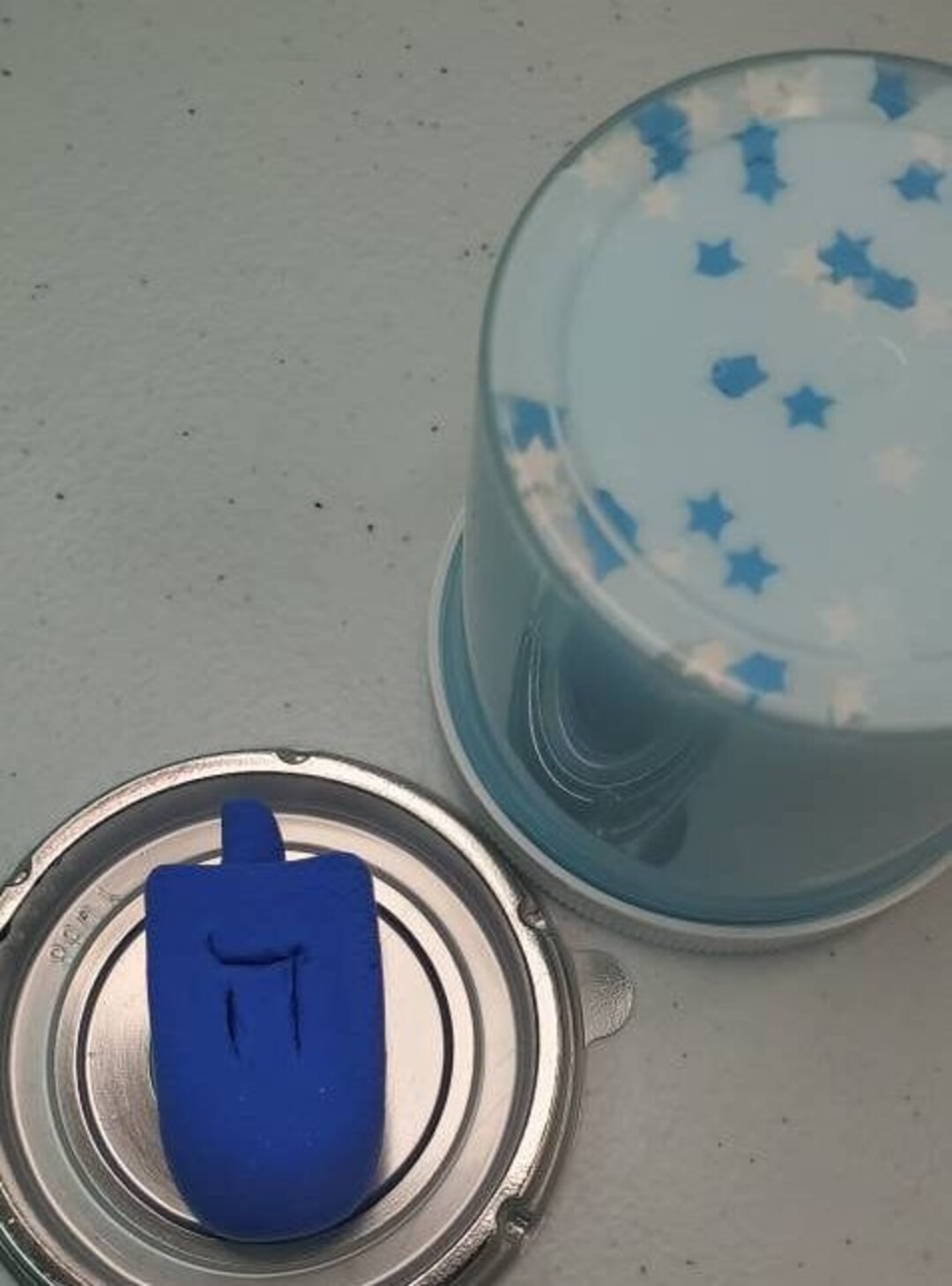 Dreidel DIY Slime Thick and Glossy With Clay Dreidel Kawaii - Etsy