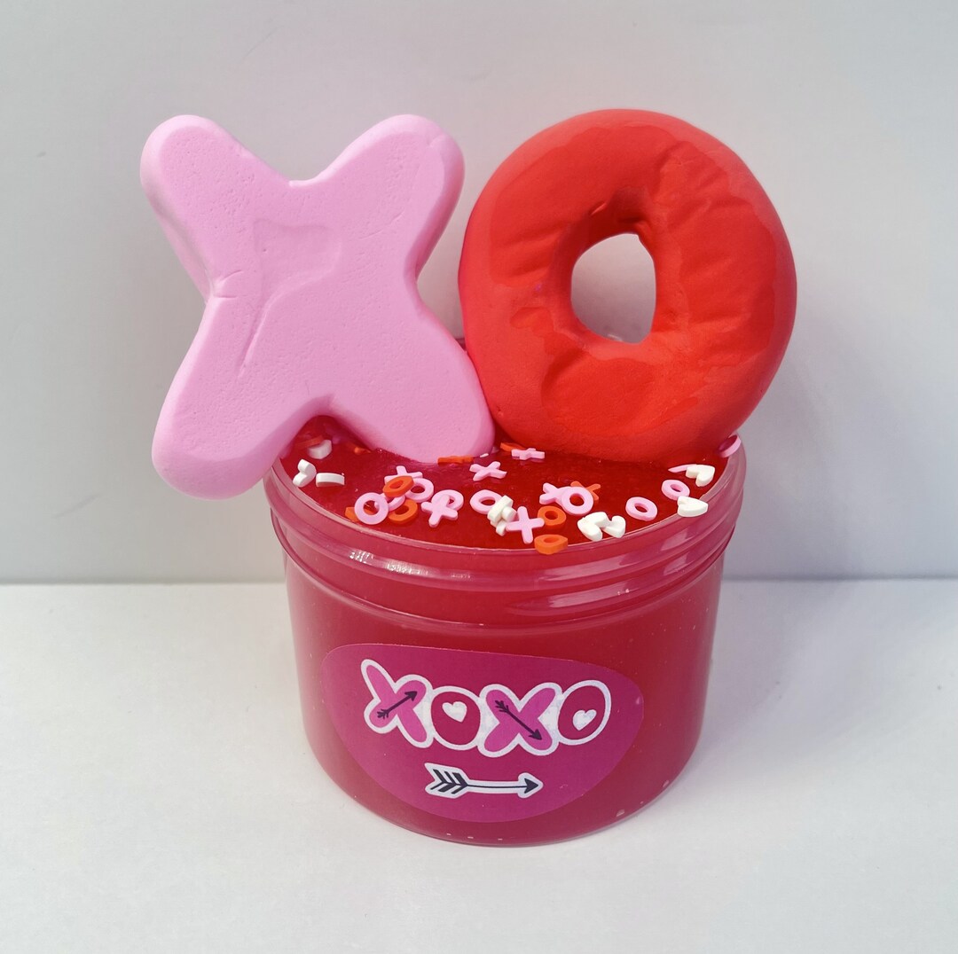XOXO DIY Slime Thick and Glossy Scented Slime Great Holiday Gift Sensory Play Product Valentine ...