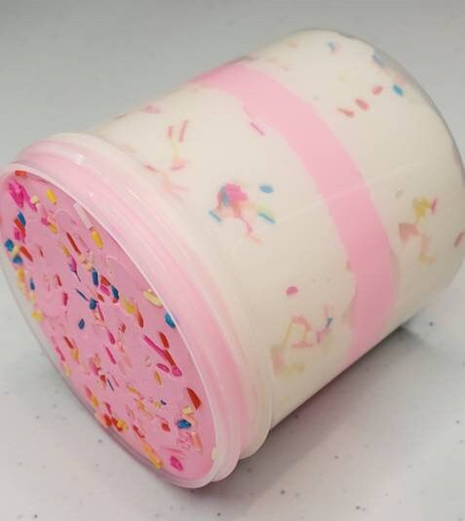 A Slice of Cake Cloud Creme Slime Scented Birthday Cake Kawaii - Etsy