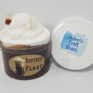 Root Beer Float DIY Slime Clay Mixing Scented Fun Toy Stress Relief Toy ...