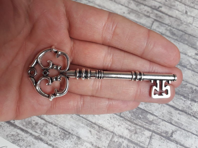 Large Skeleton Key 83mm Santa Magic Key Christmas Eve | Etsy