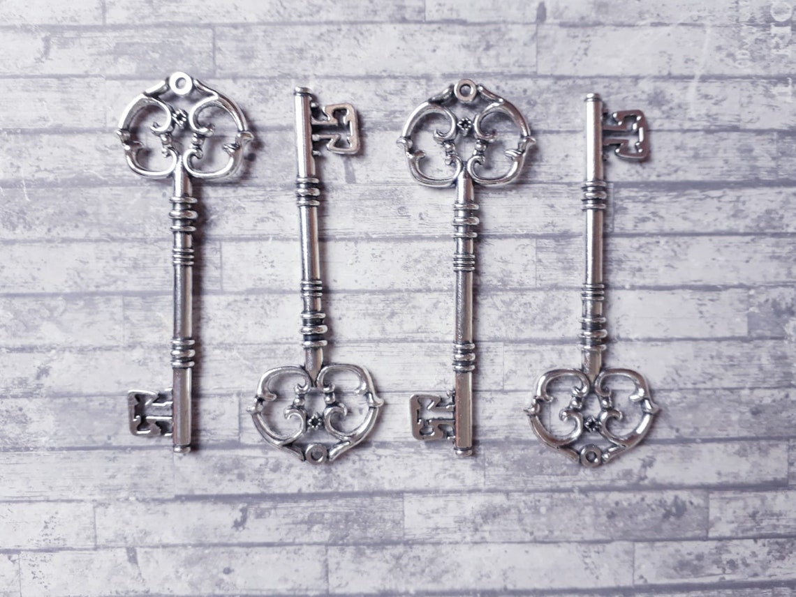 Large Skeleton Key 83mm Santa Magic Key Christmas Eve | Etsy