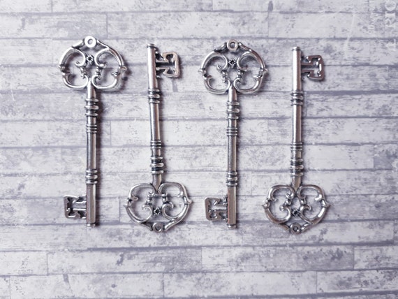 Large Skeleton Key 83mm Santa Magic Key Christmas Eve | Etsy