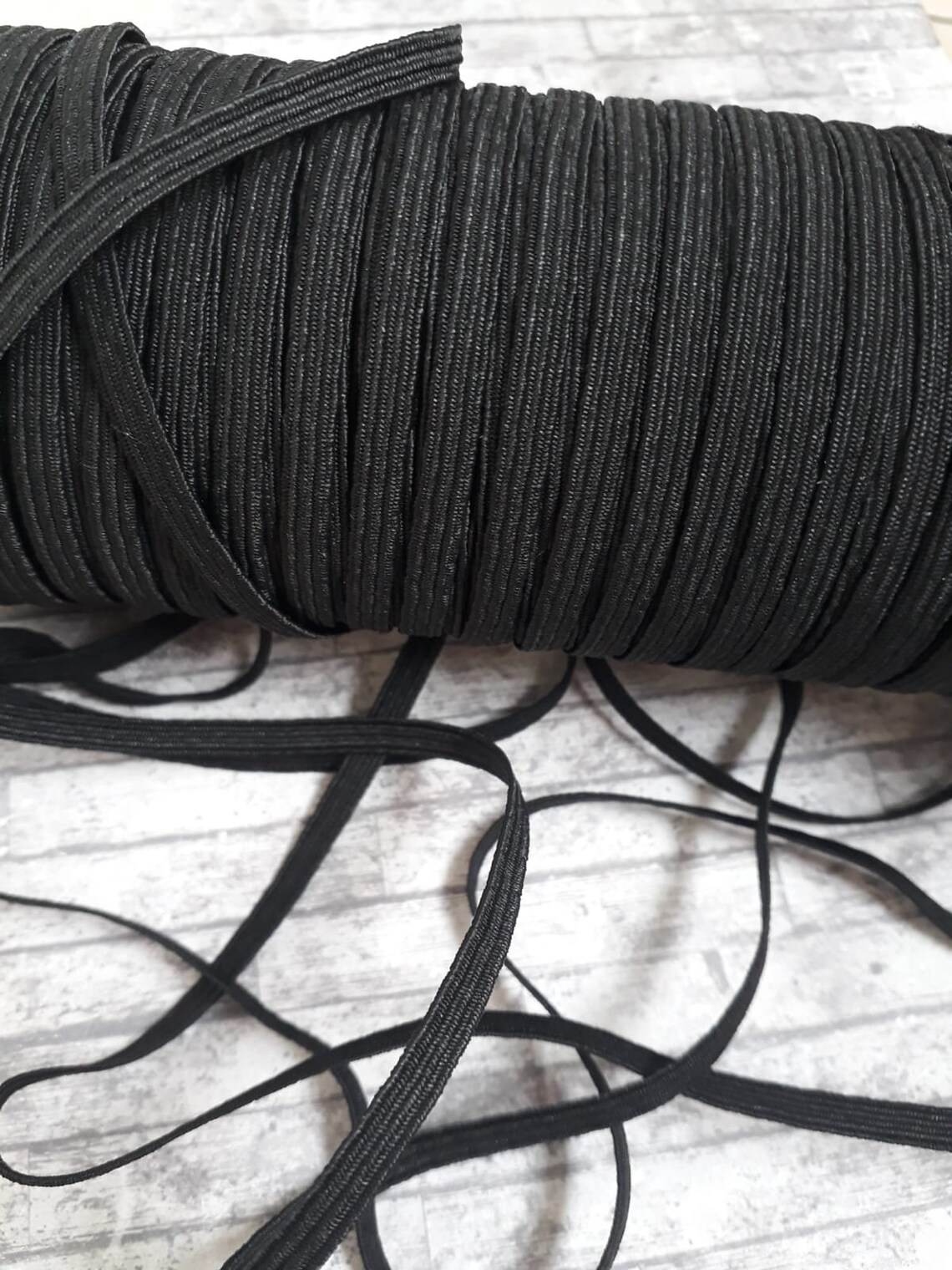 4 Yards 6mm 1/4 Inch Elastic Cord For Face Masks Bulk Sewing | Etsy