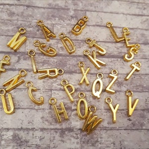 Alphabet Charms, Choose Your Colour! 16mm, Complete A-Z Set, BULK ...