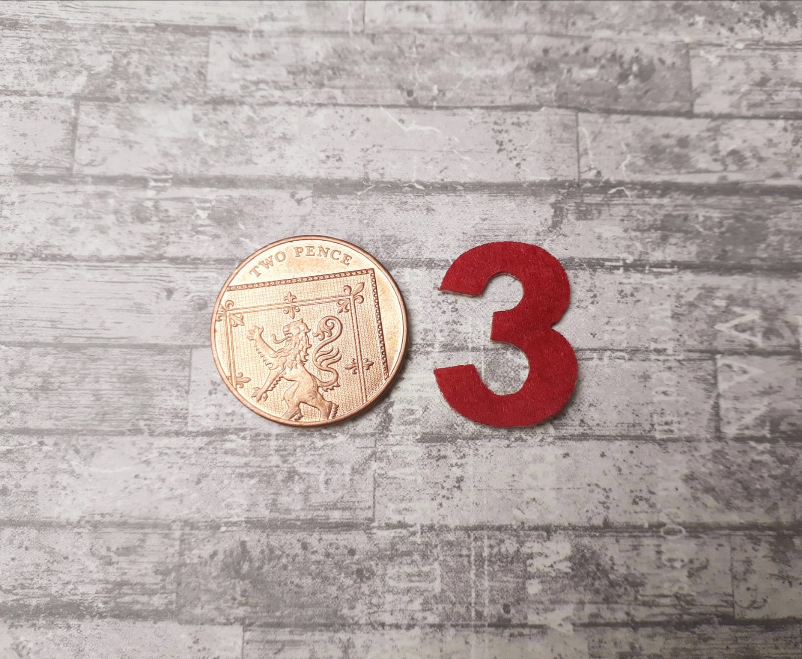 Red Felt Advent Calendar Numbers, Self Adhesive Cut No.'s 1 - 25 ...