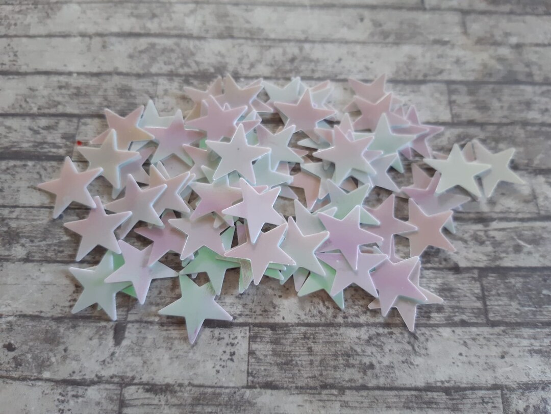 Star Table Confetti White, Birthday, Party 15mm Stars, Celebration ...