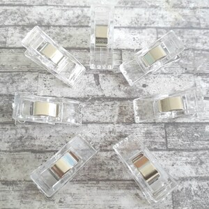 Red Sewing Clips, 25/50 Pcs, Mini Plastic Quilting Pins, Binding Fabric ...