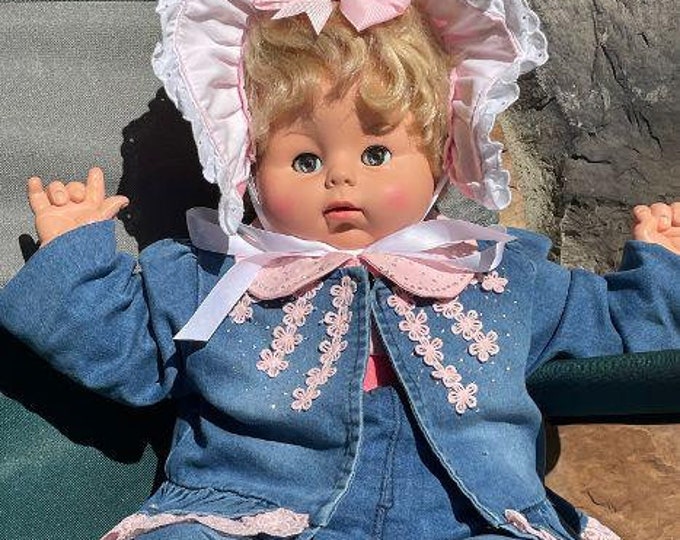 Vintage 1968 22"-23" Baby Doll. Rare Large Uneeda Sweetums Baby Doll ...