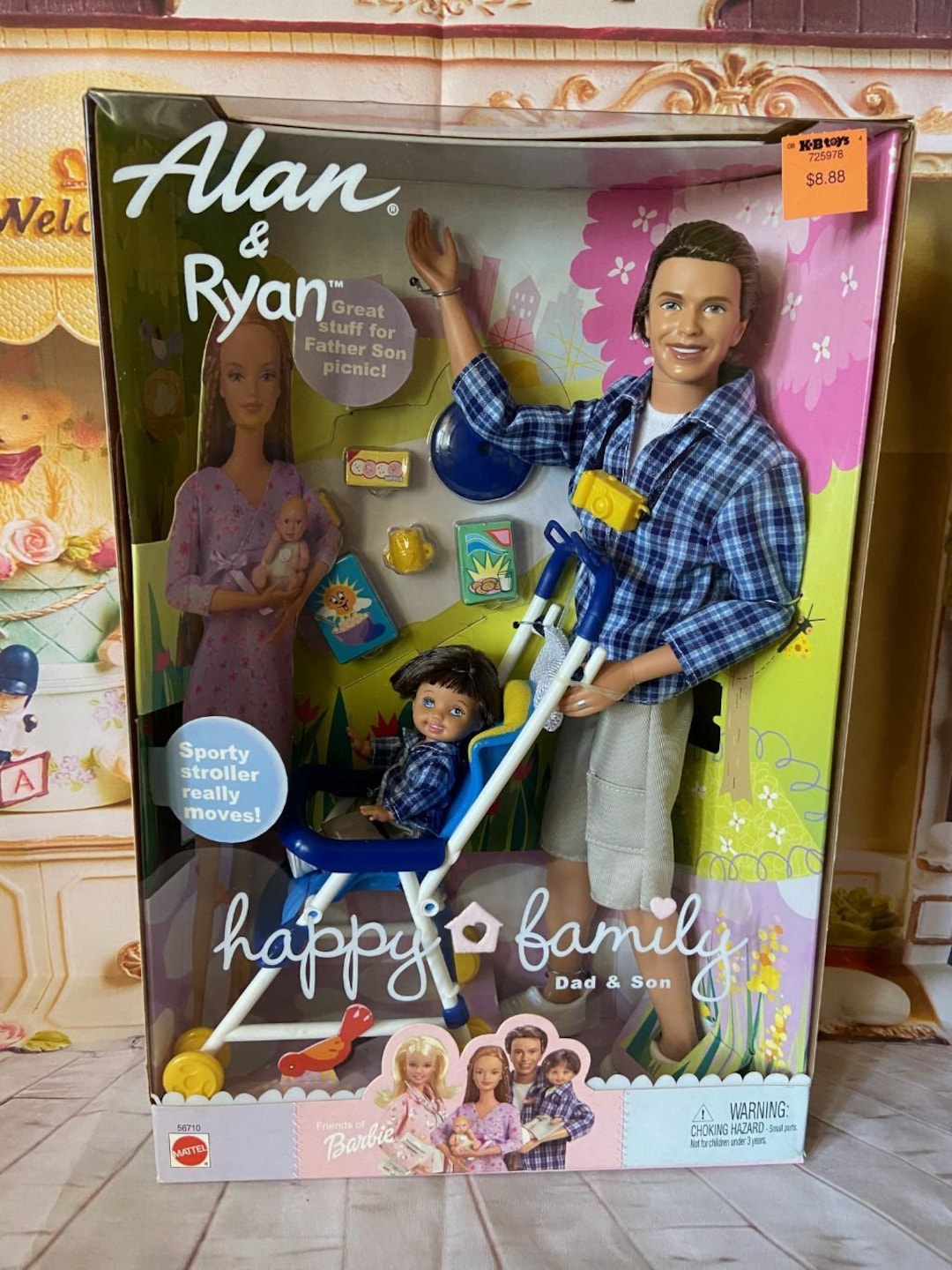 Barbie Happy Family Alan and Ryan Dad and Son Dolls Set From - Etsy