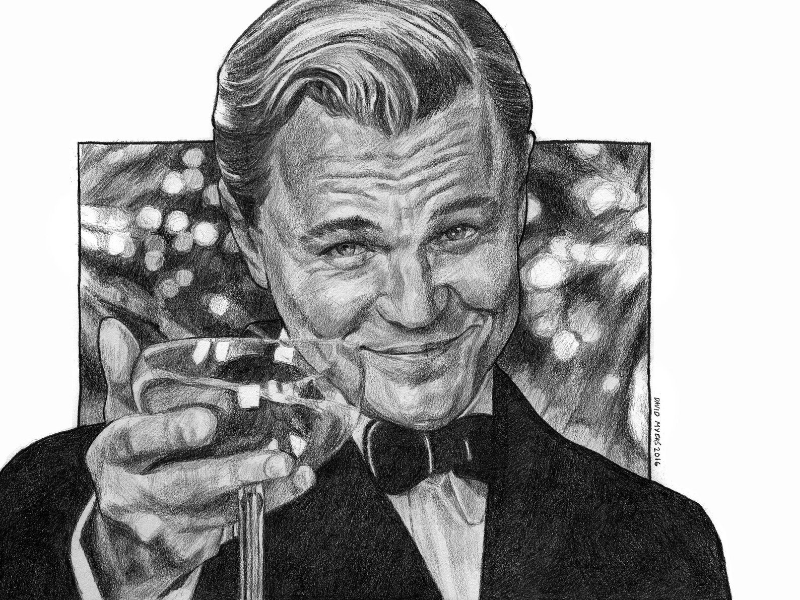 The Great Gatsby: Drawing of Leonardo Dicaprio (8x10 Print) - Etsy
