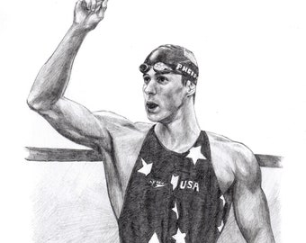 Michael Phelps - Etsy