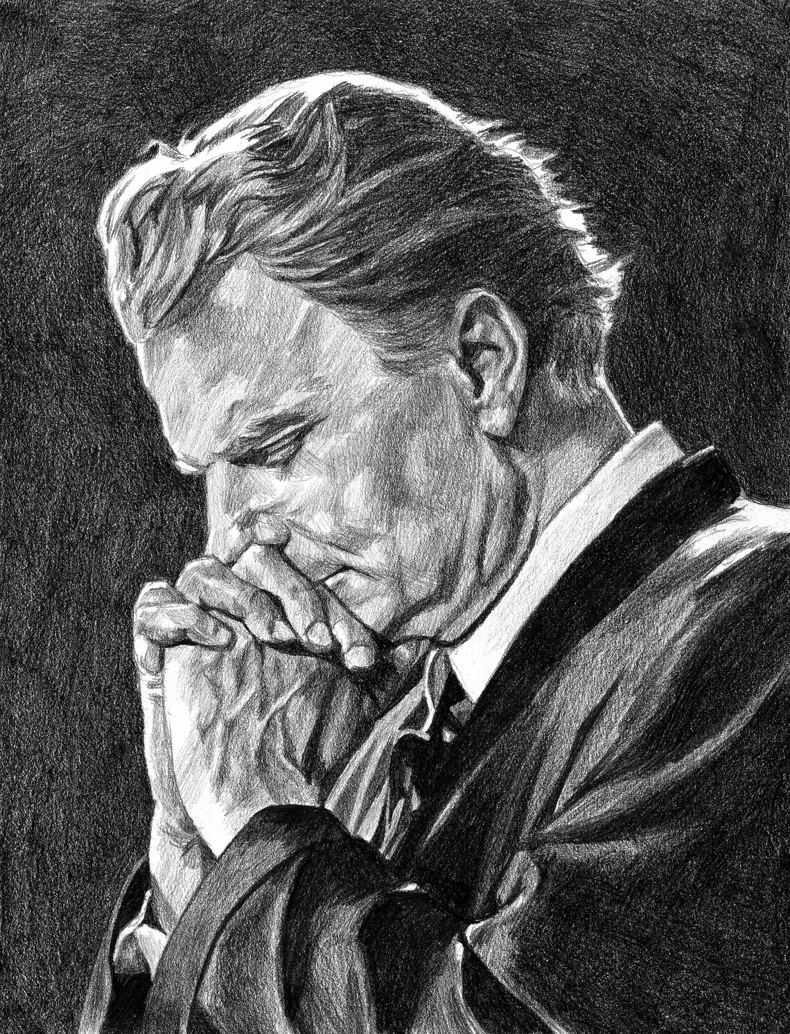 Drawing of Billy Graham (8x10 Print) - Etsy