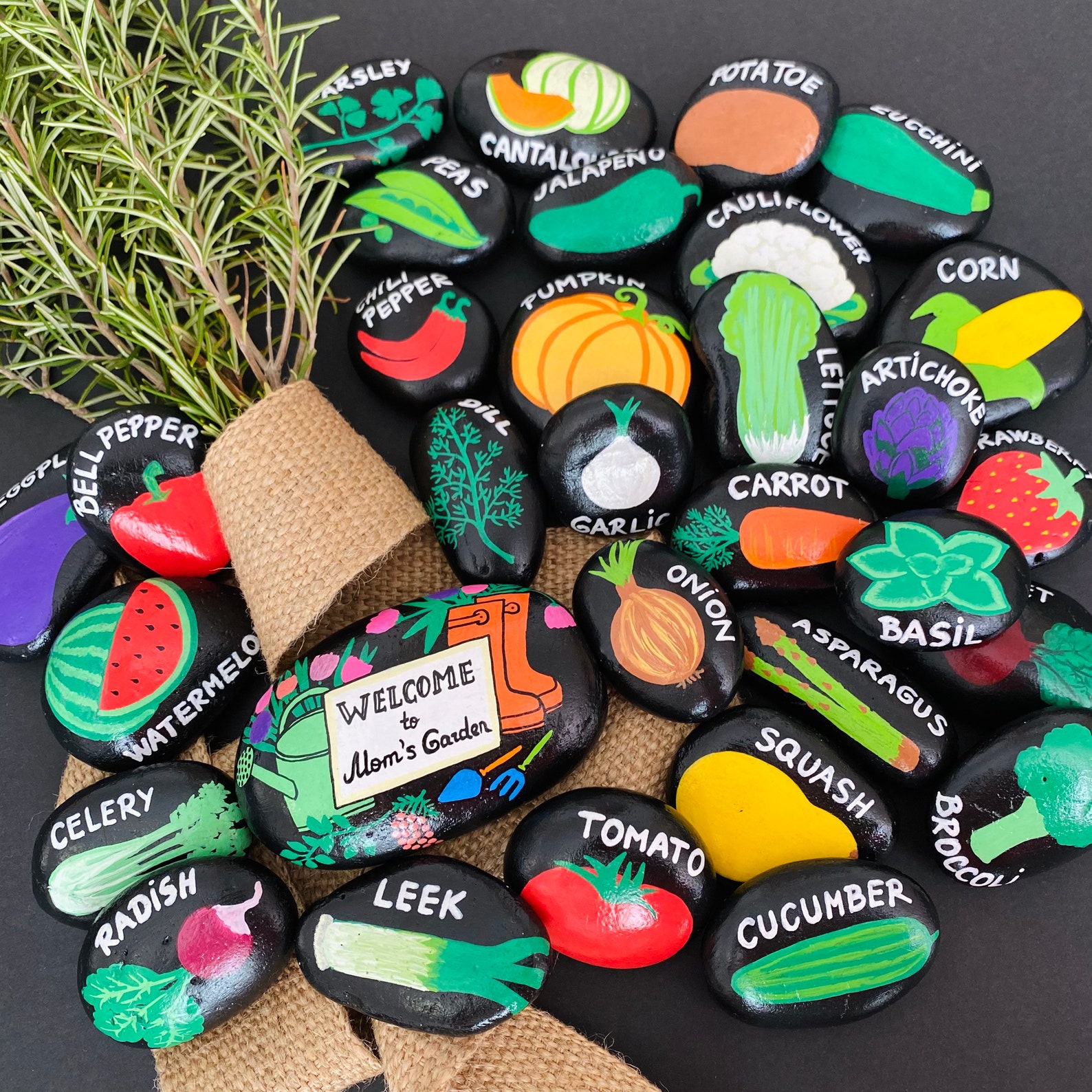 Vegetable Garden Marker Garden Signs Vegetable Labels Gift - Etsy