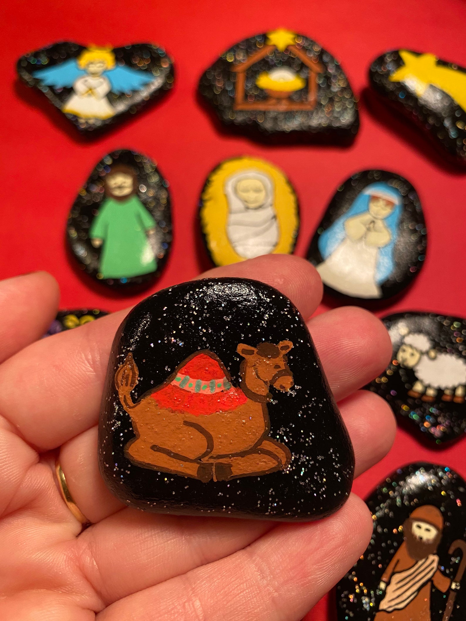 Nativity Story Stones Christmas Play Set Gift for Kid - Etsy