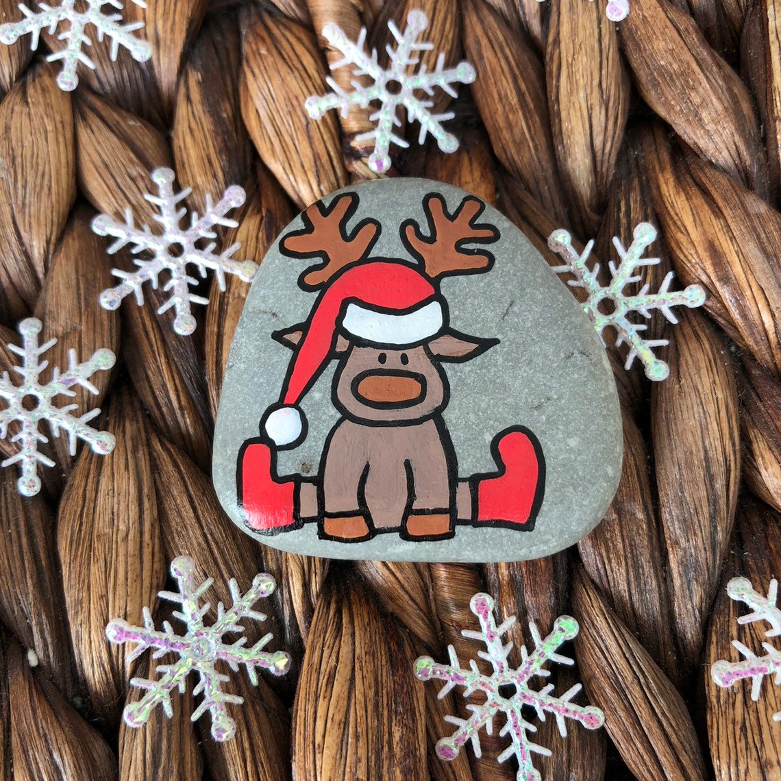 Christmas Story Stones Set of 5 Painted Rocks Personalized | Etsy Canada