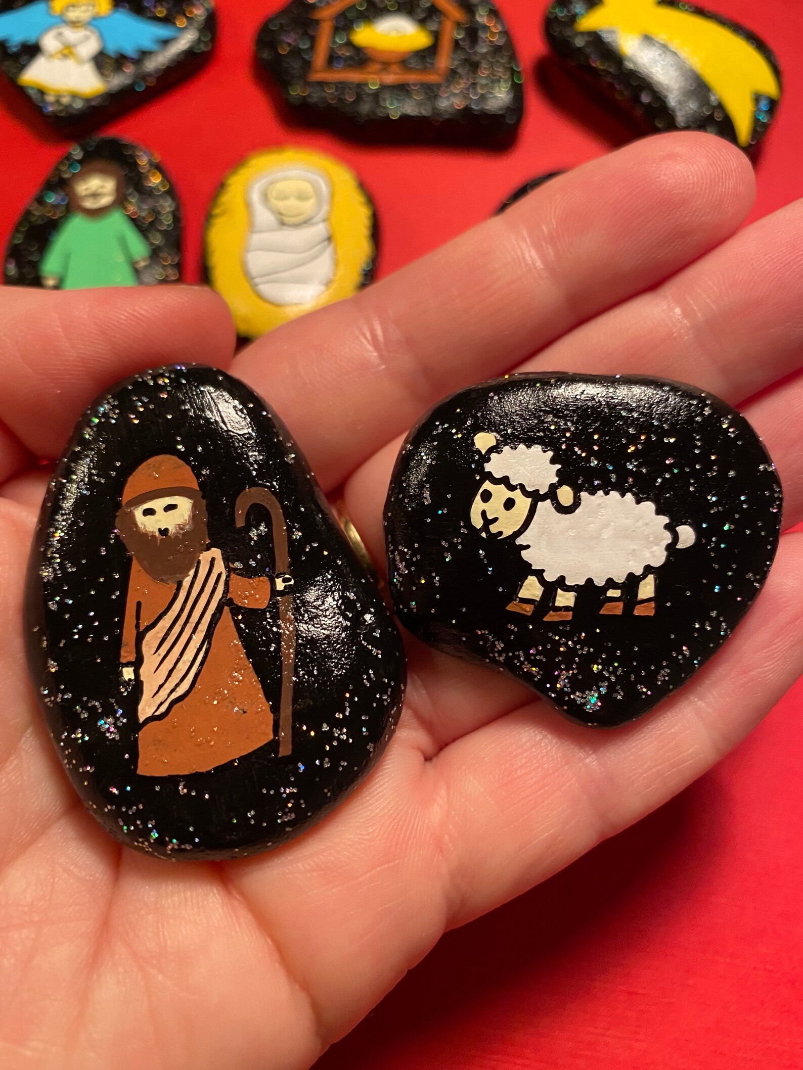 Nativity Story Stones Christmas Play Set Gift for Kid - Etsy