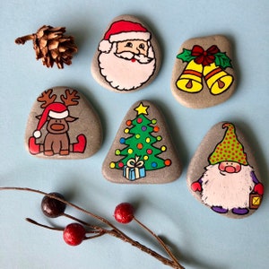 Christmas Story Stones Set of 5 Painted Rocks Personalized - Etsy Canada