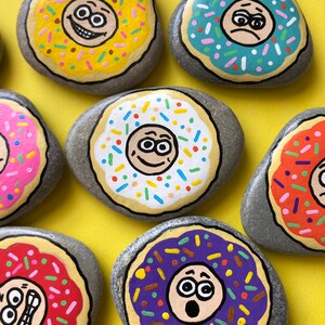 Emotion Donuts - Story Stones, Emotion Faces, Donut Party Decor, Autism ...