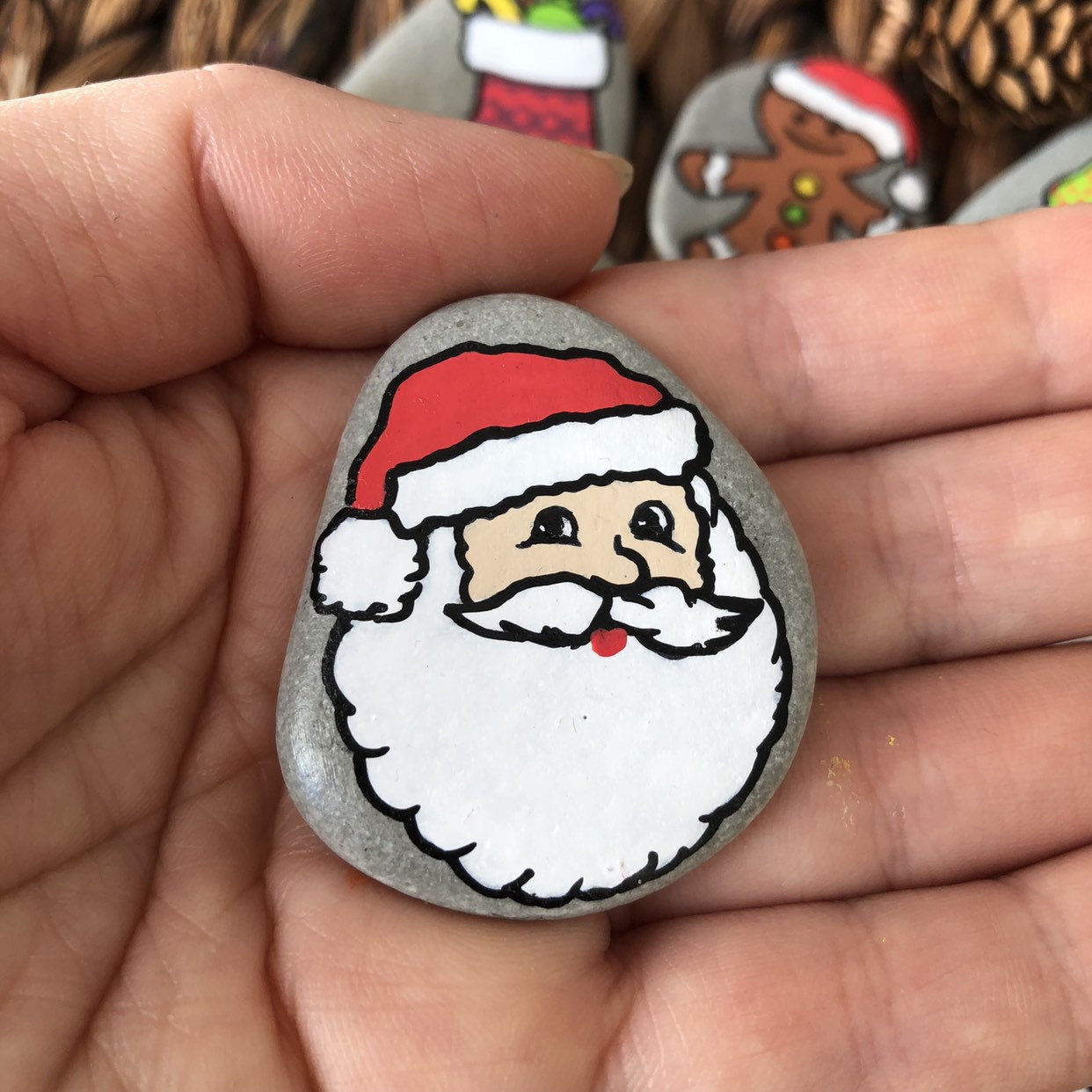 Christmas Story Stones Set of 5 Painted Rocks Personalized | Etsy Canada