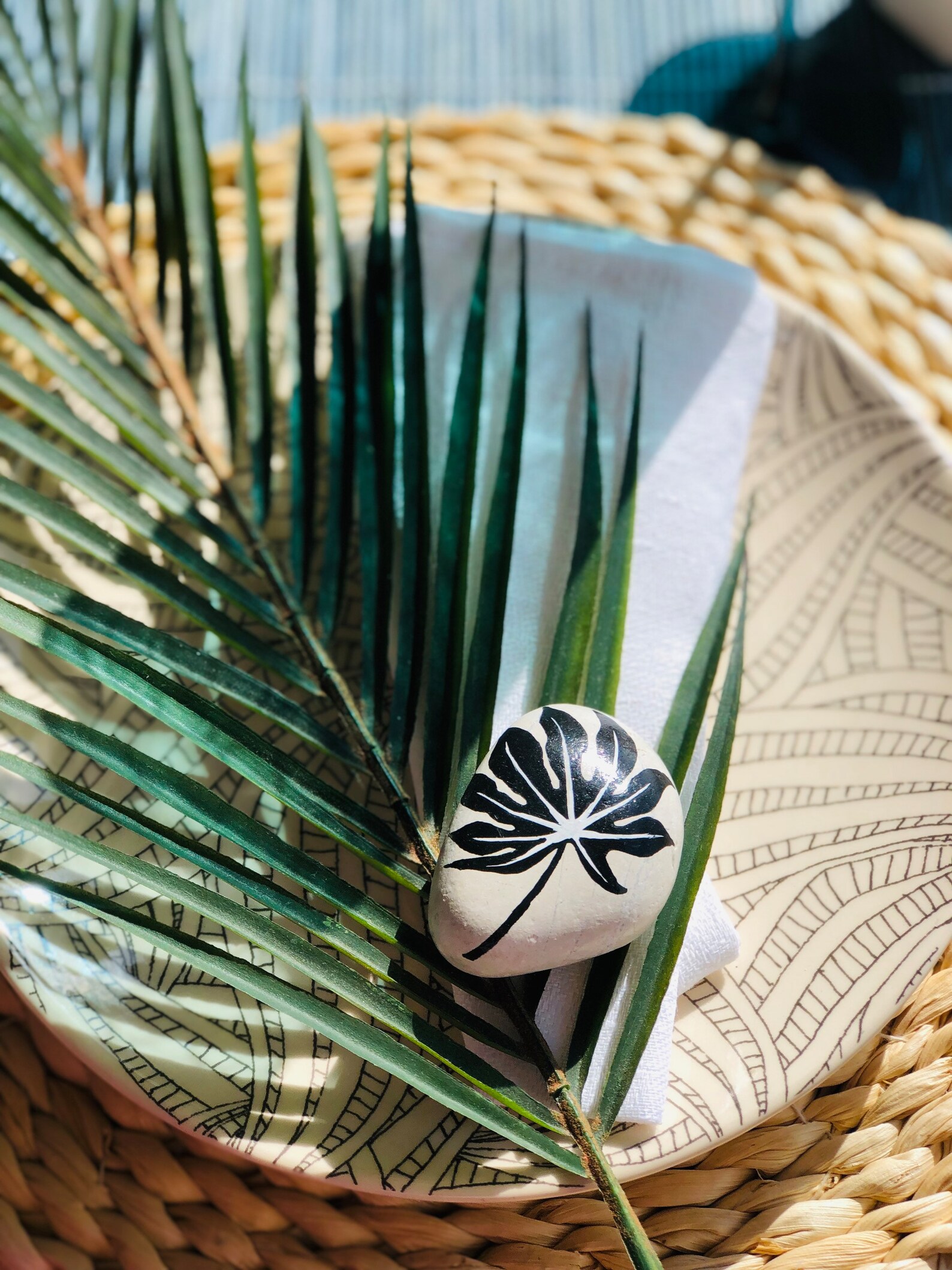 Botanical Home Decor Tropical Leaf Decorations Beach Wedding - Etsy