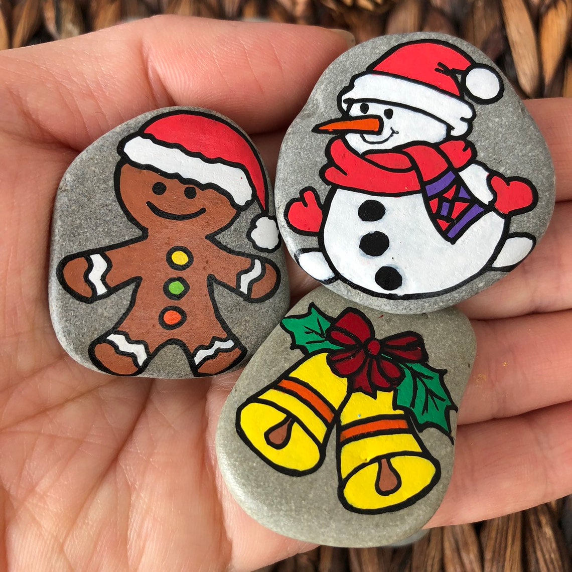 Christmas Story Stones Christmas Gift for kid Personalized | Etsy