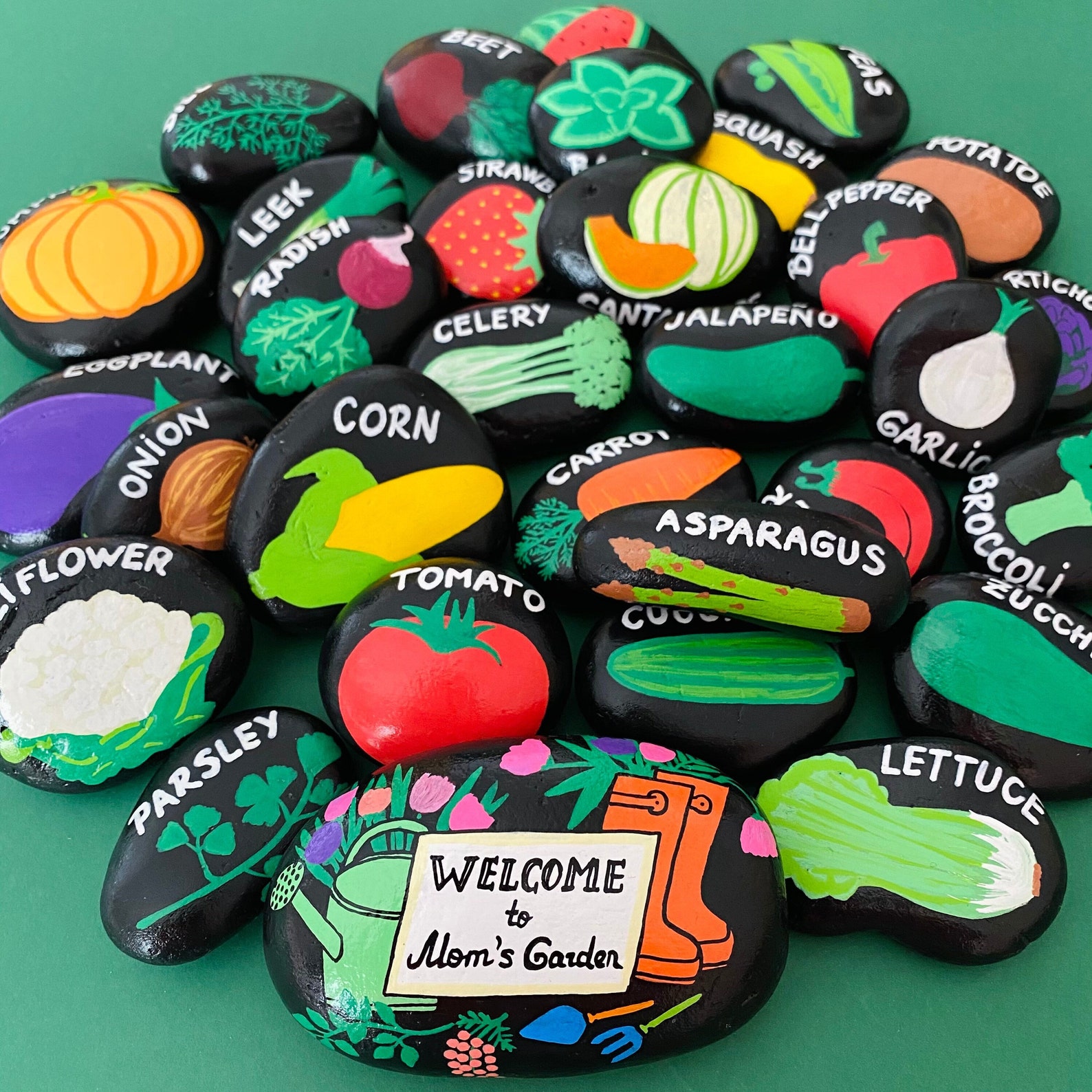 Vegetable Garden Marker Garden Signs Vegetable Labels Gift - Etsy