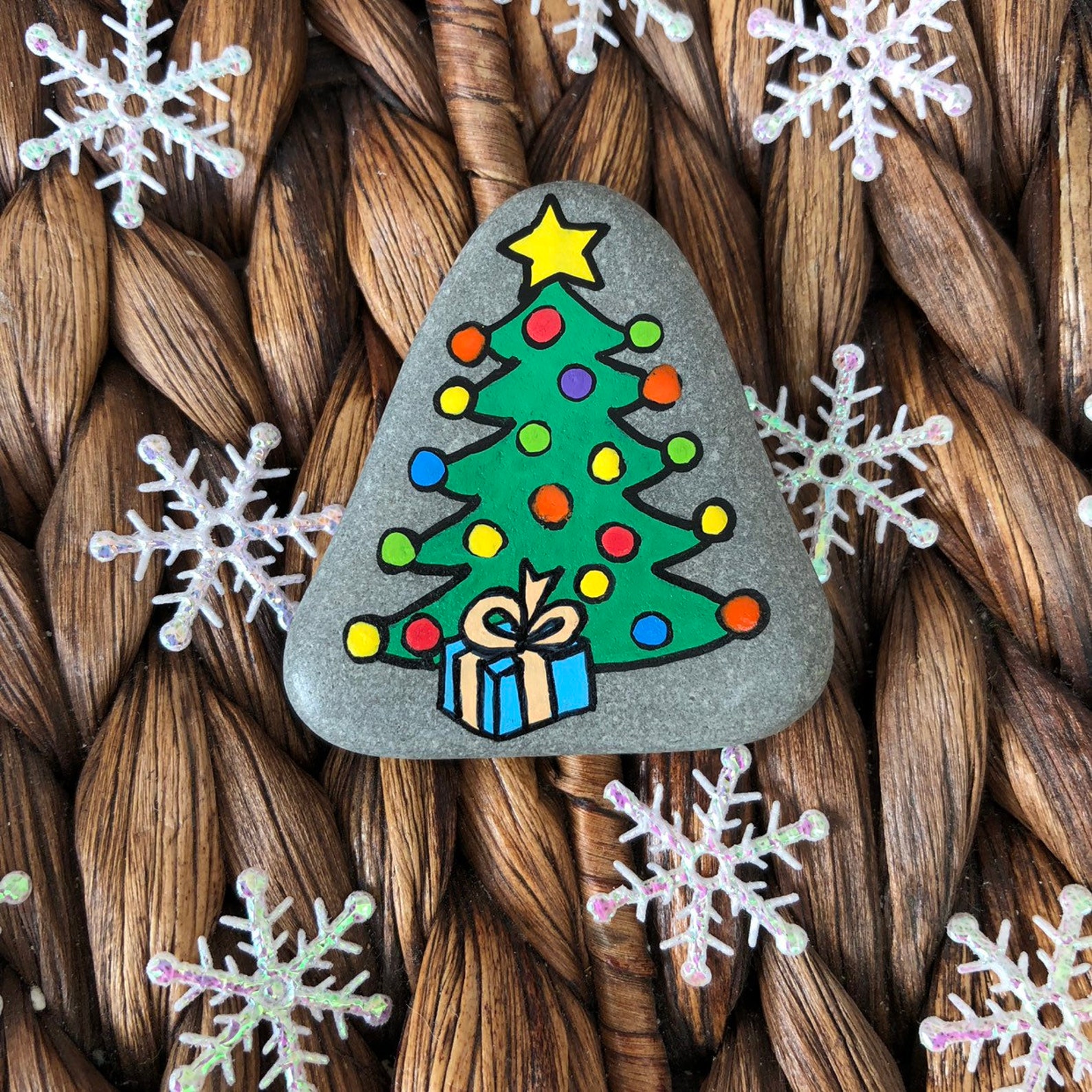 Christmas Story Stones Set of 5 Painted Rocks Personalized | Etsy Canada