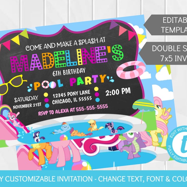 My Little Pony Party - Etsy