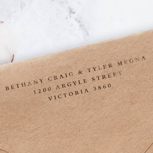 Return Address Stamp Self Inking Address Stamp Custom Return | Etsy