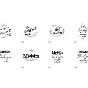 M&M Wedding Favour Sticker Chocolate Wedding Bonbonniere Wedding Favour ...