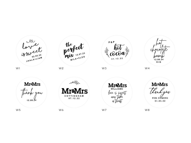 M&M Wedding Favour Sticker Chocolate Wedding Bonbonniere Wedding Favour ...