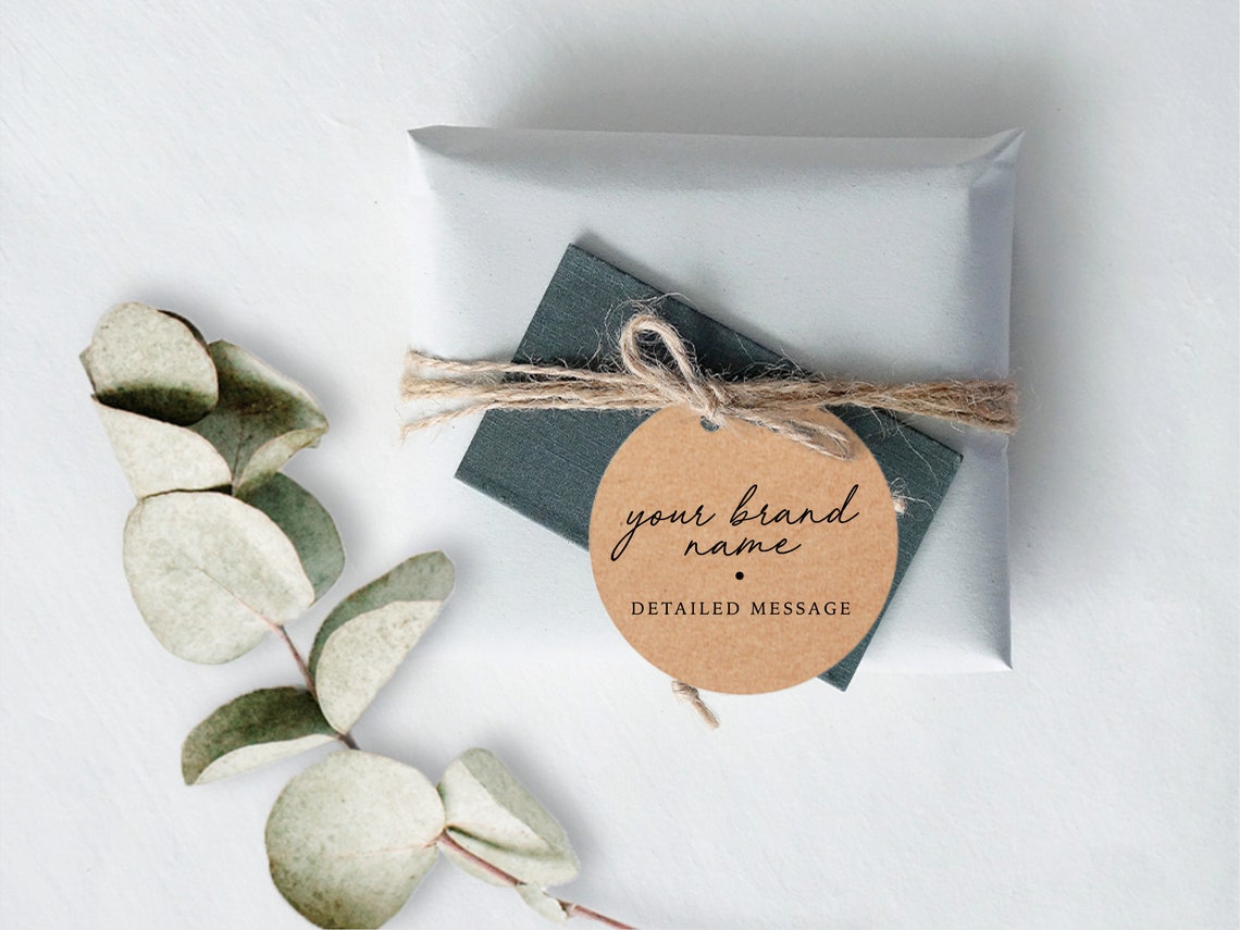 Brand Product Tags With Your Logo or Our Design Template - Etsy