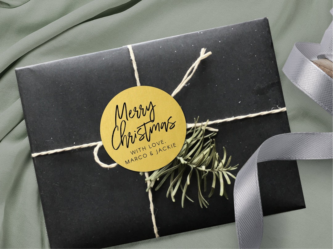 Christmas Stickers for Your Cards, Party Gifts, and More | Personalised ...