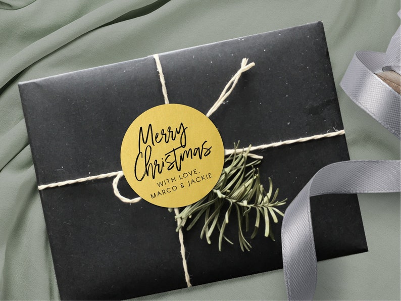 Christmas Stickers for Your Cards Party Gifts and More - Etsy