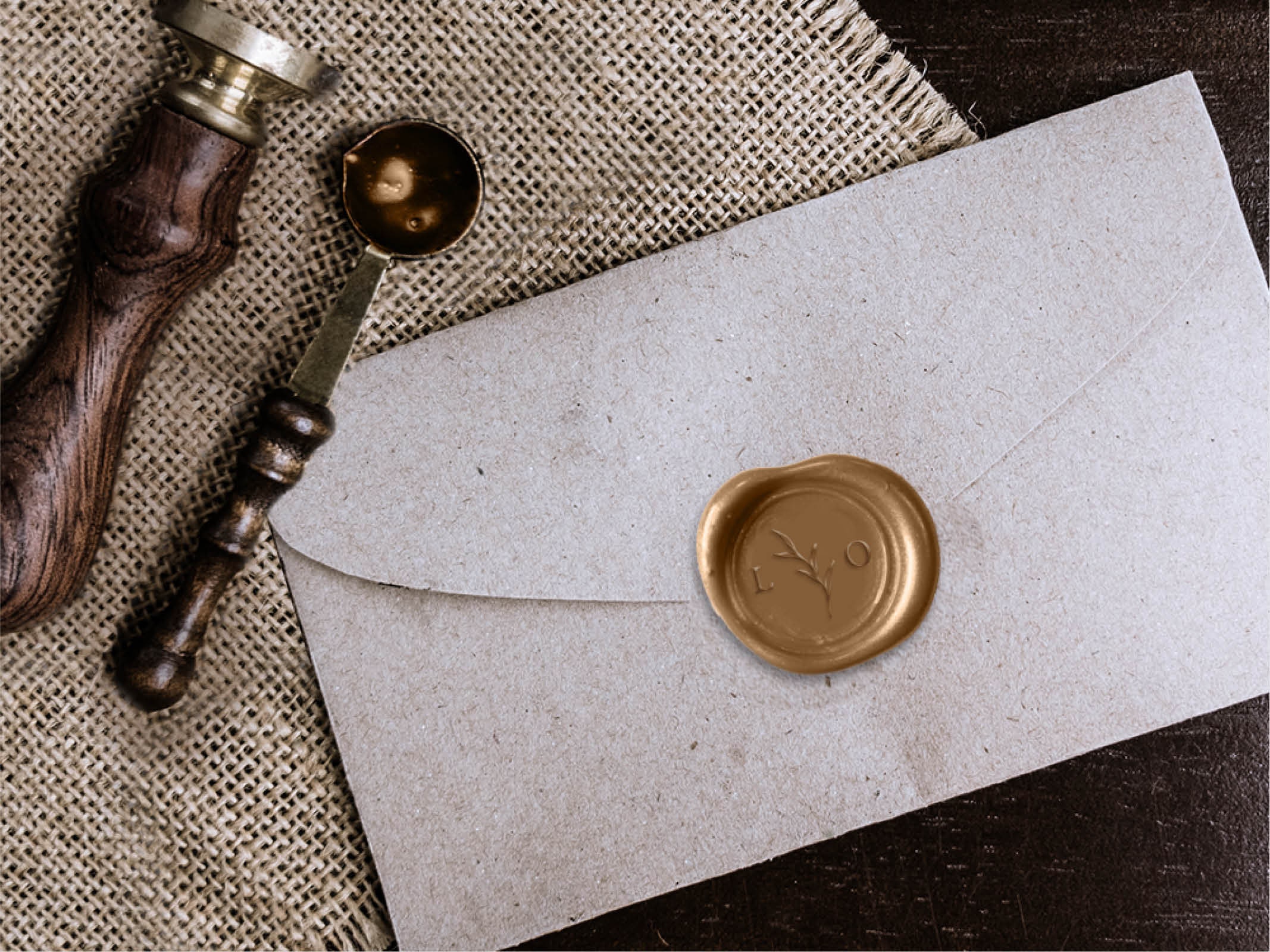 Wax Seal Sticker with self adhesive back 50 Envelope Seal | Etsy