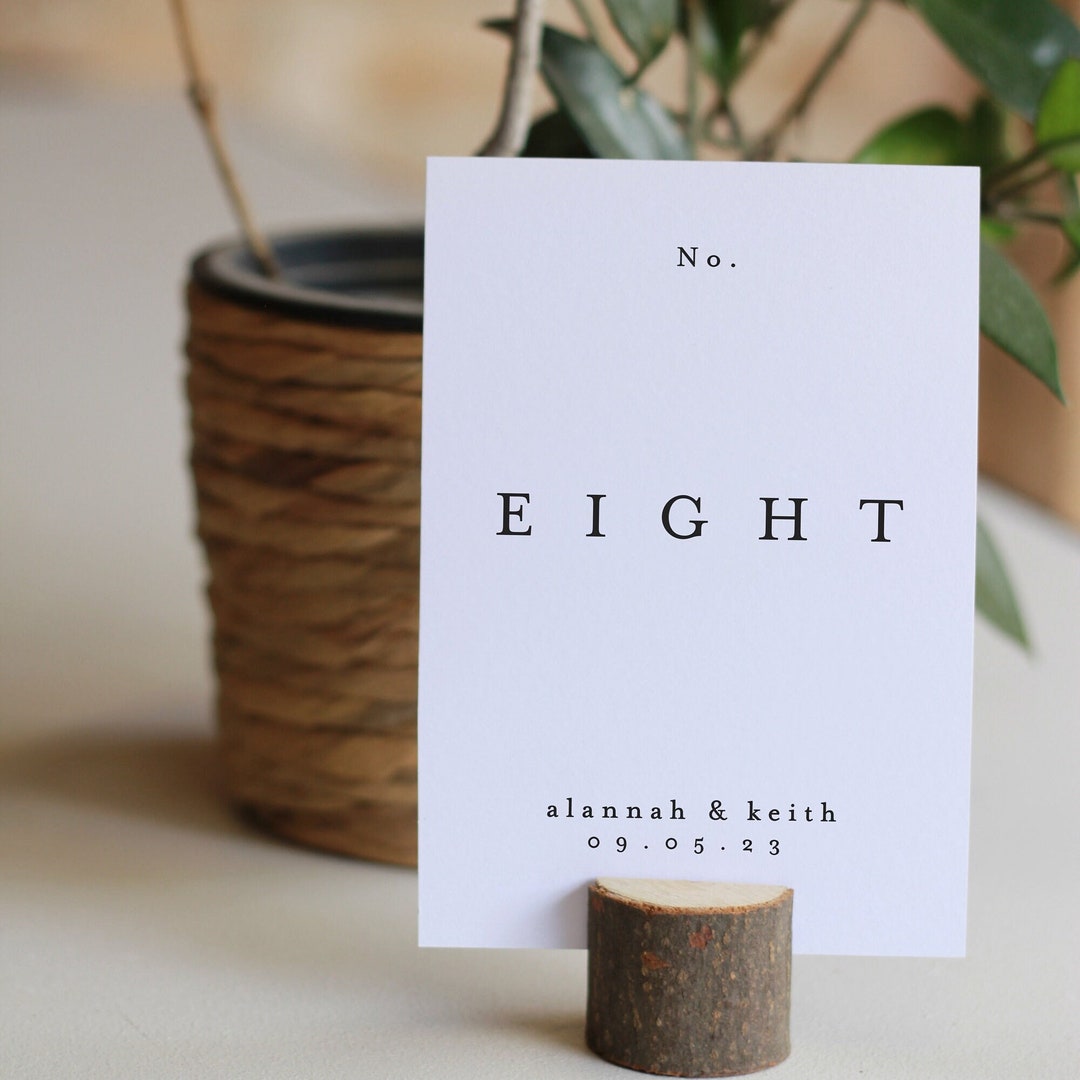 Custom Wedding Table Card Holder, Perfect Wedding Table Décor With ...