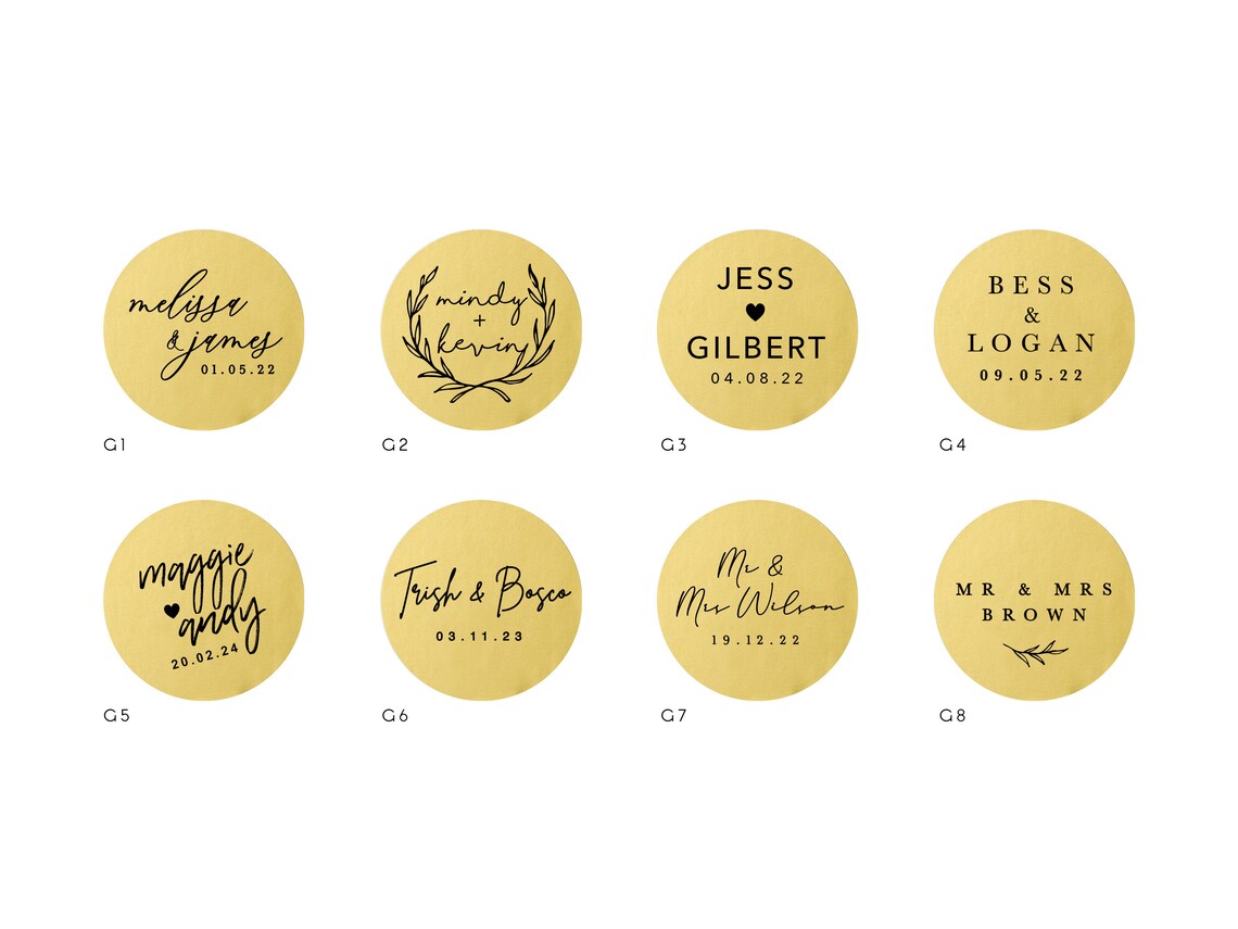 Name Envelope Stickers Personalised Sticker for Wedding or | Etsy